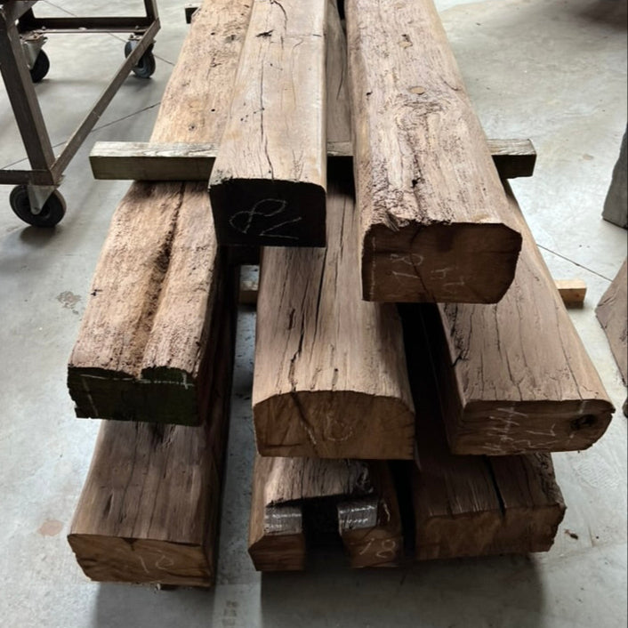 Reclaimed French Oak Solid Beams – Salvage Europe